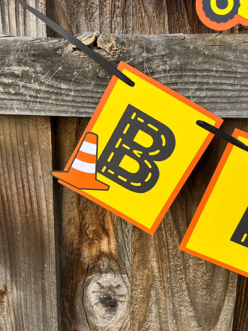 Construction Banner, Construction Birthday Banner, Construction ...