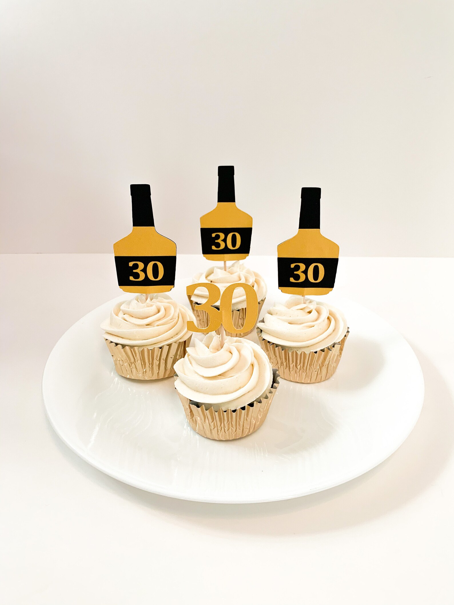 Whiskey Cupcake Topper Aged To Perfection Cupcake Topper Etsy