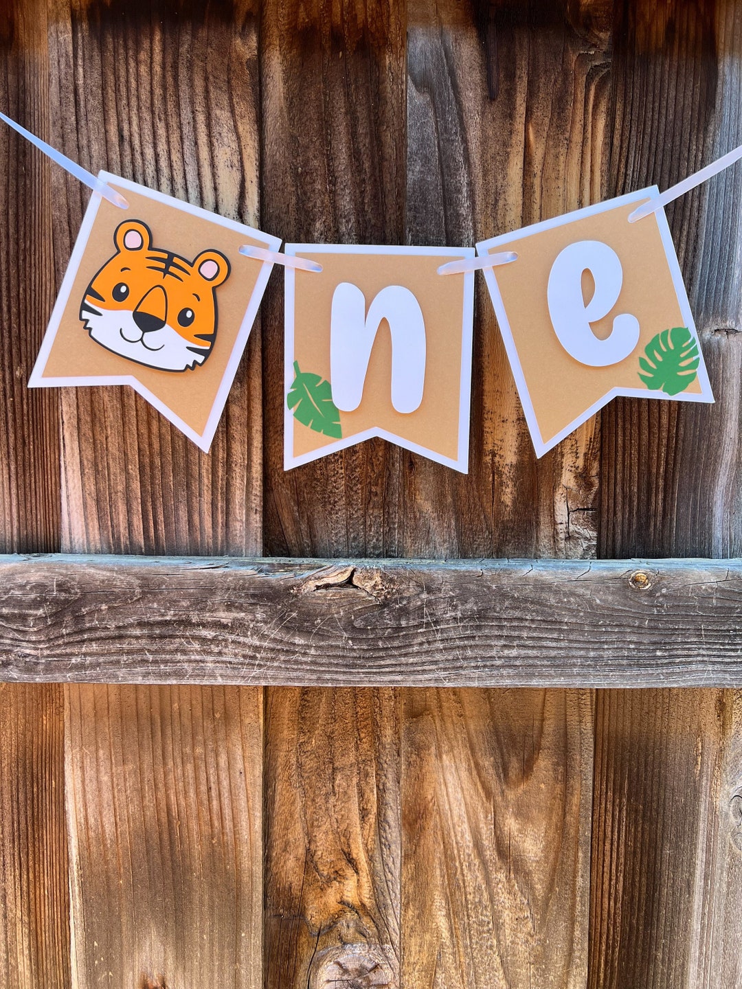 Tiger High Chair Banner, Tiger ONE Banner, Tiger First Birthday, Tiger ...