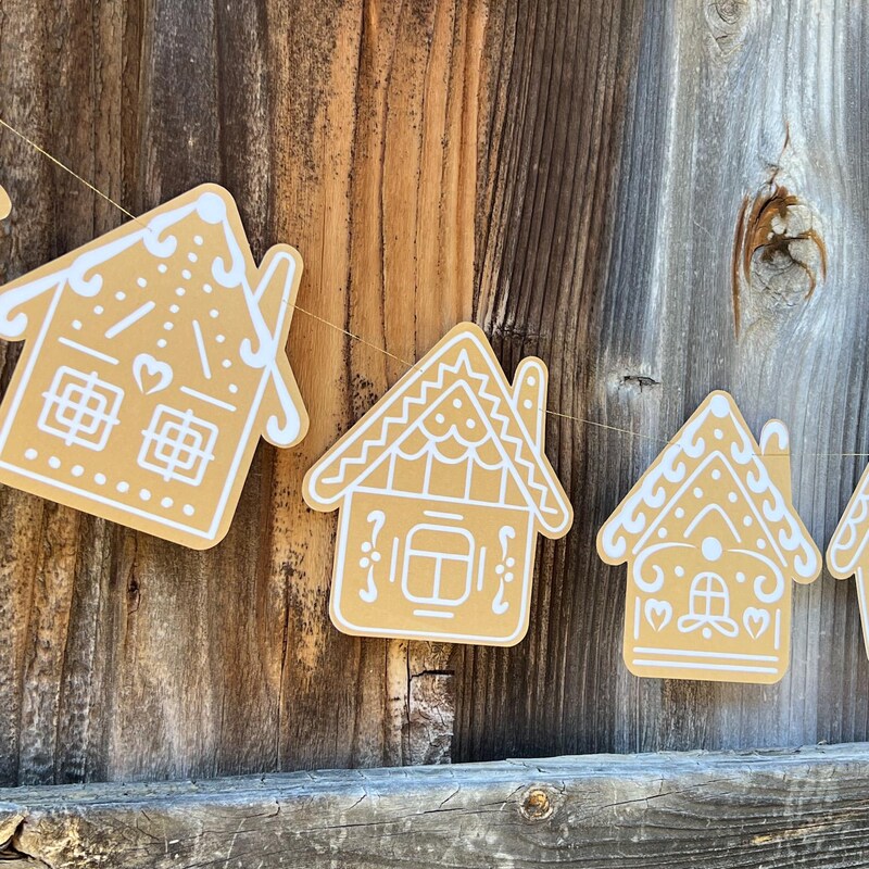 Gingerbread Garland - Etsy