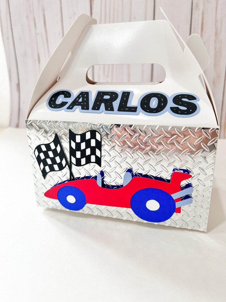 Race Car Gable Boxes Race Car Boxes Race Car Treat Boxes - Etsy