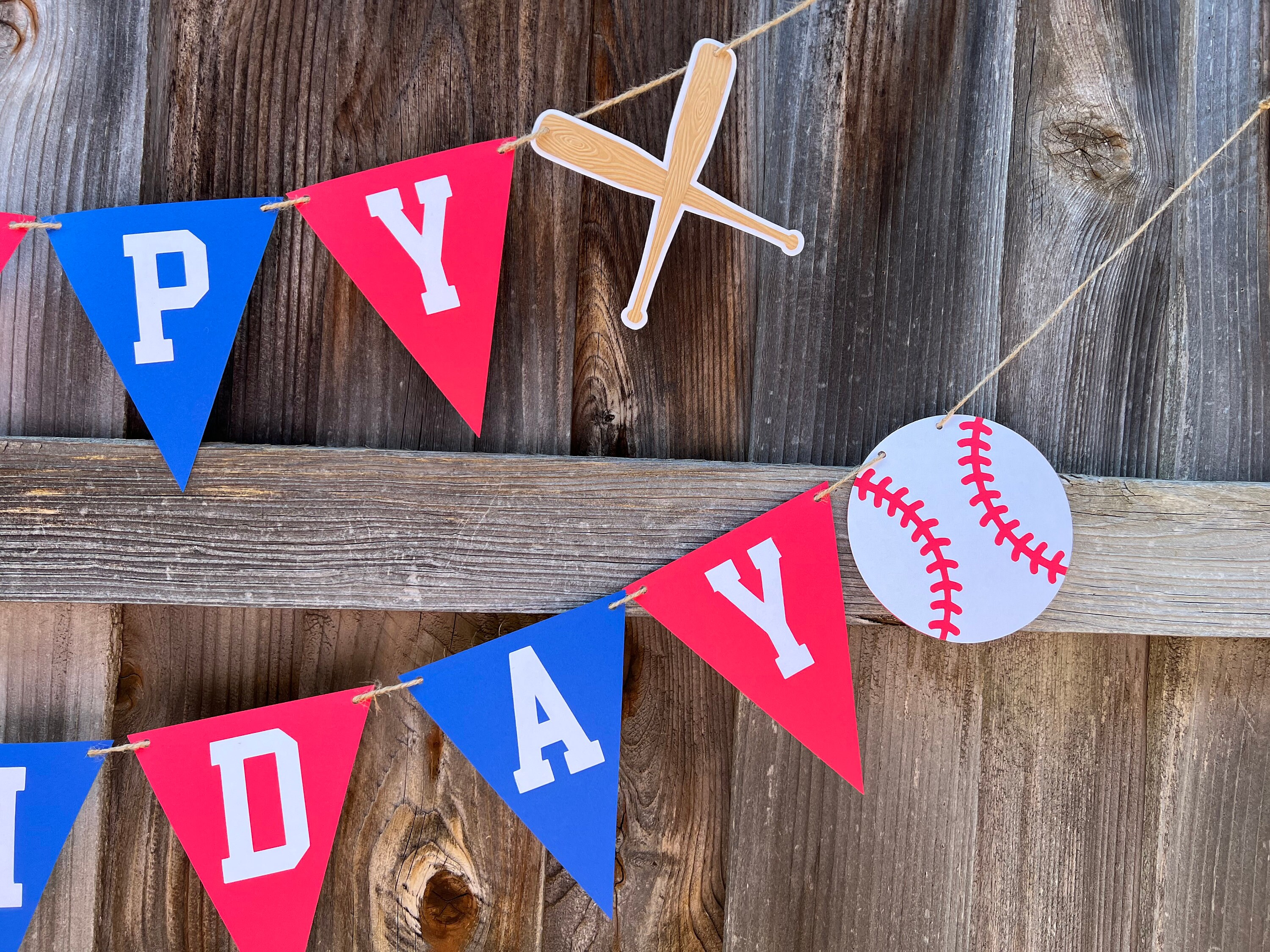 Baseball Birthday Banner, Baseball Banner, Baseball Party Decor ...