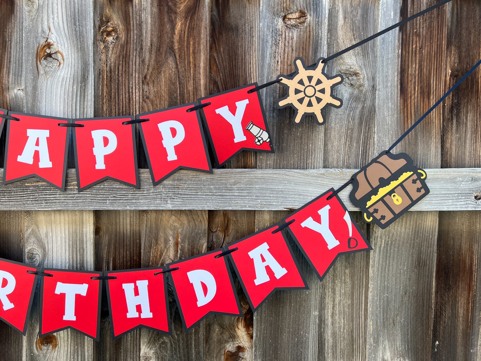 Pirate Birthday Banner Pirate Banner Pirate Party Pirate - Etsy