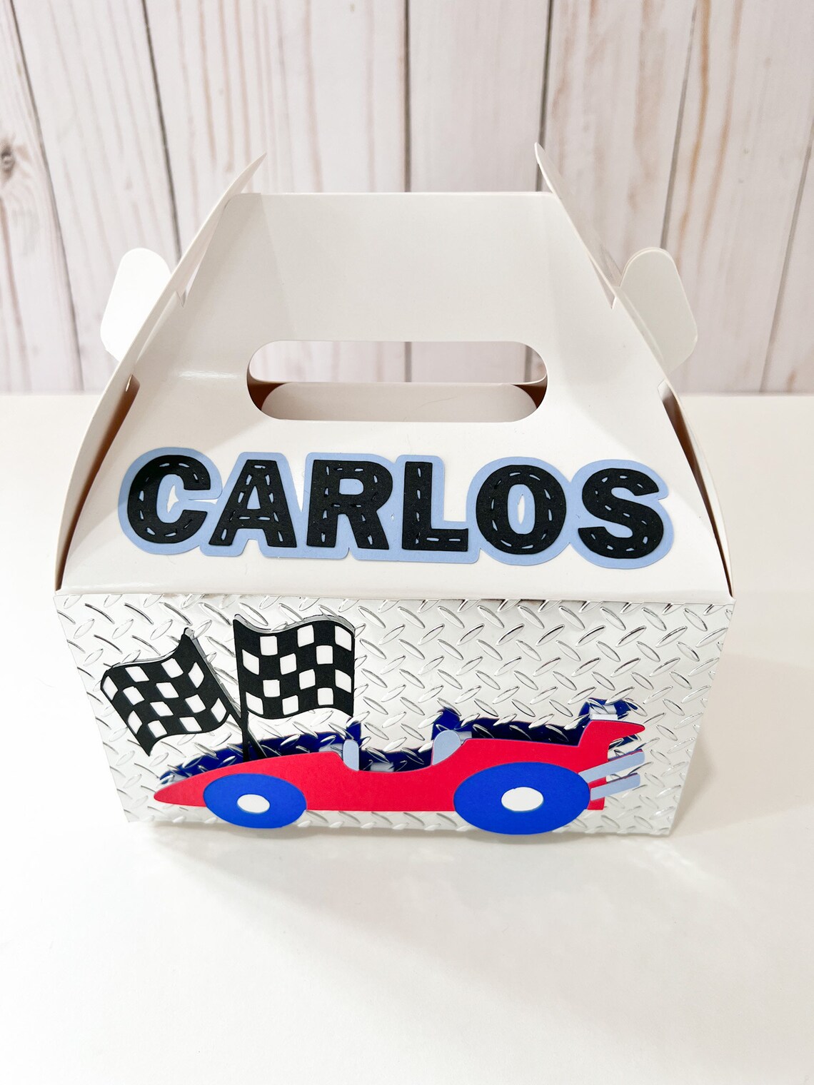 Race Car Gable Boxes Race Car Boxes Race Car Treat Boxes - Etsy