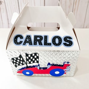Race Car Gable Boxes, Race Car Boxes, Race Car Treat Boxes, Race Car ...