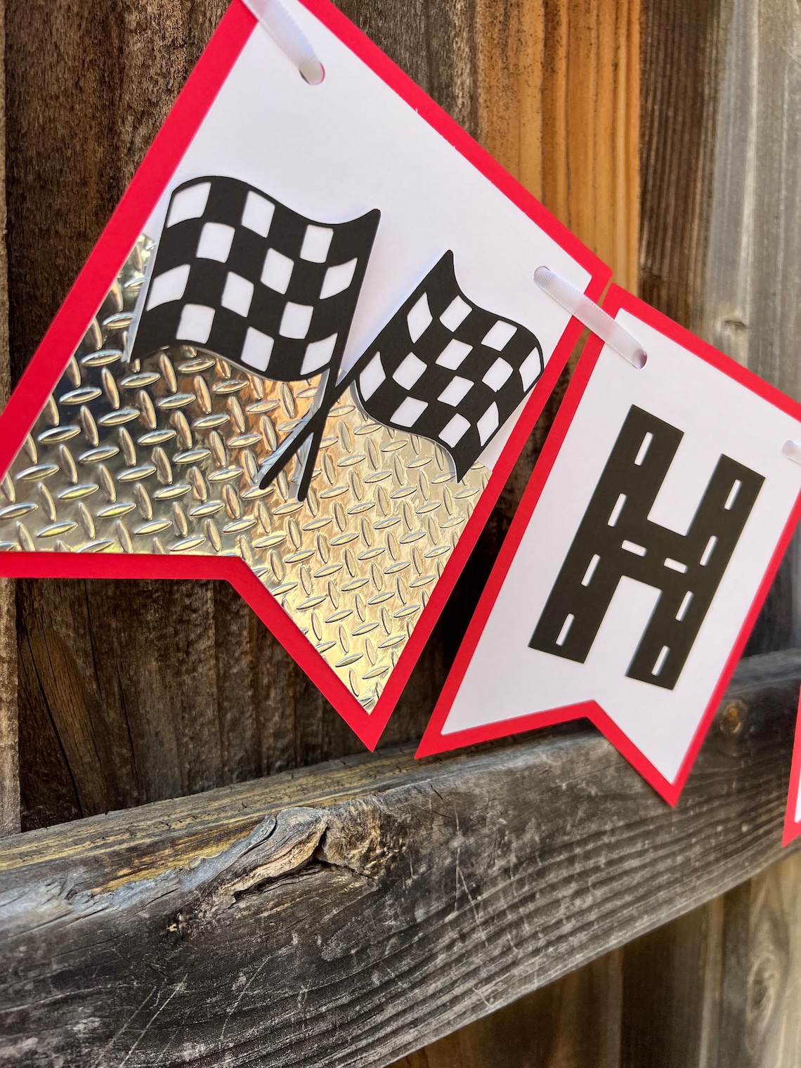 Race Car Banner Race Car Birthday Banner Vintage Race Car - Etsy