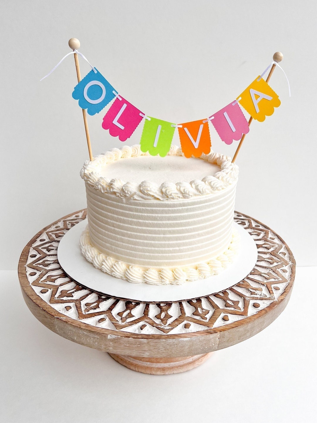 Fiesta Cake Topper, Fiesta Birthday, Colorful Cake Topper, Fiesta Party ...