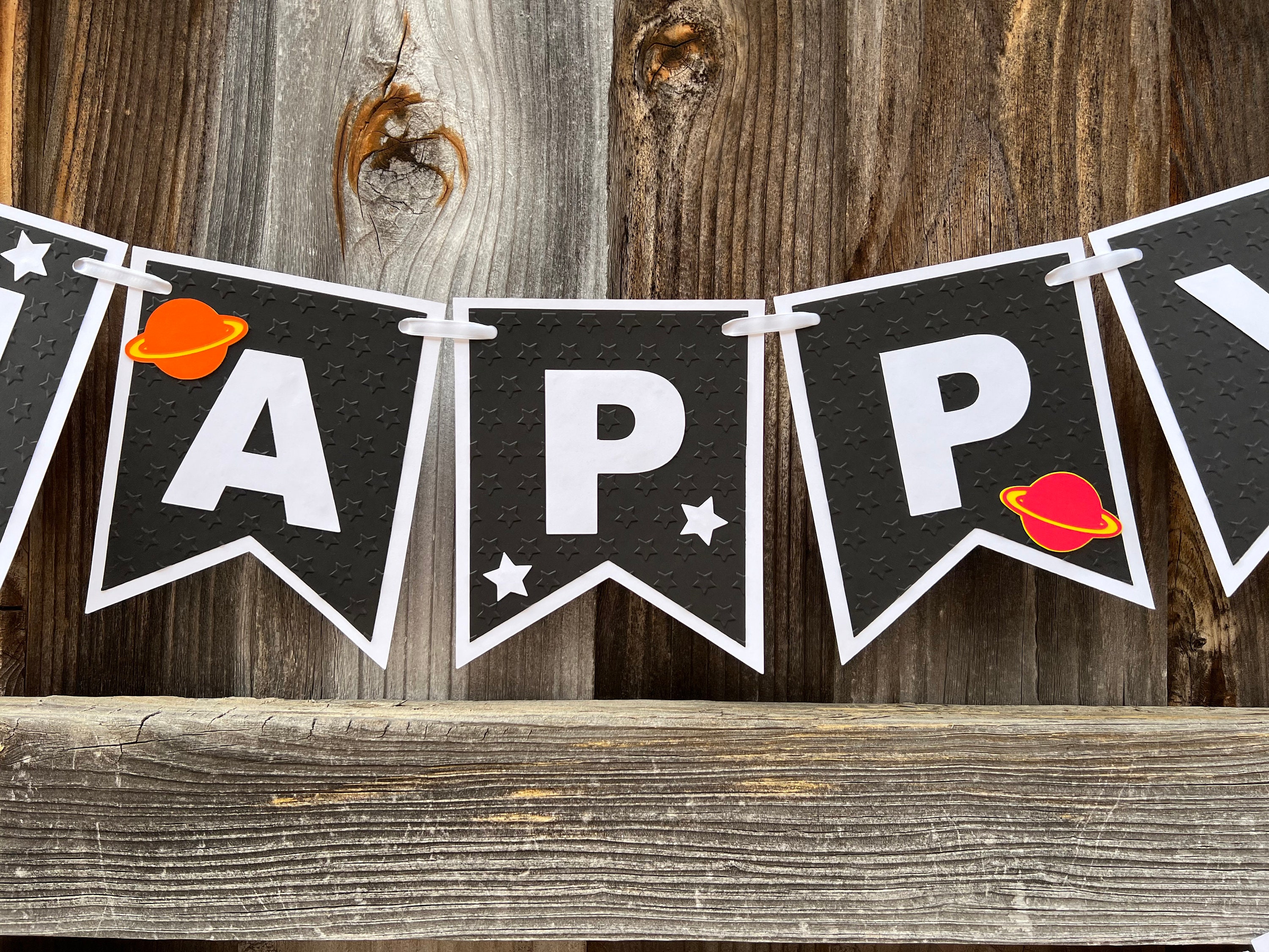 Space Banner, Space Birthday Banner, Astronaut Banner, Planet Birthday ...