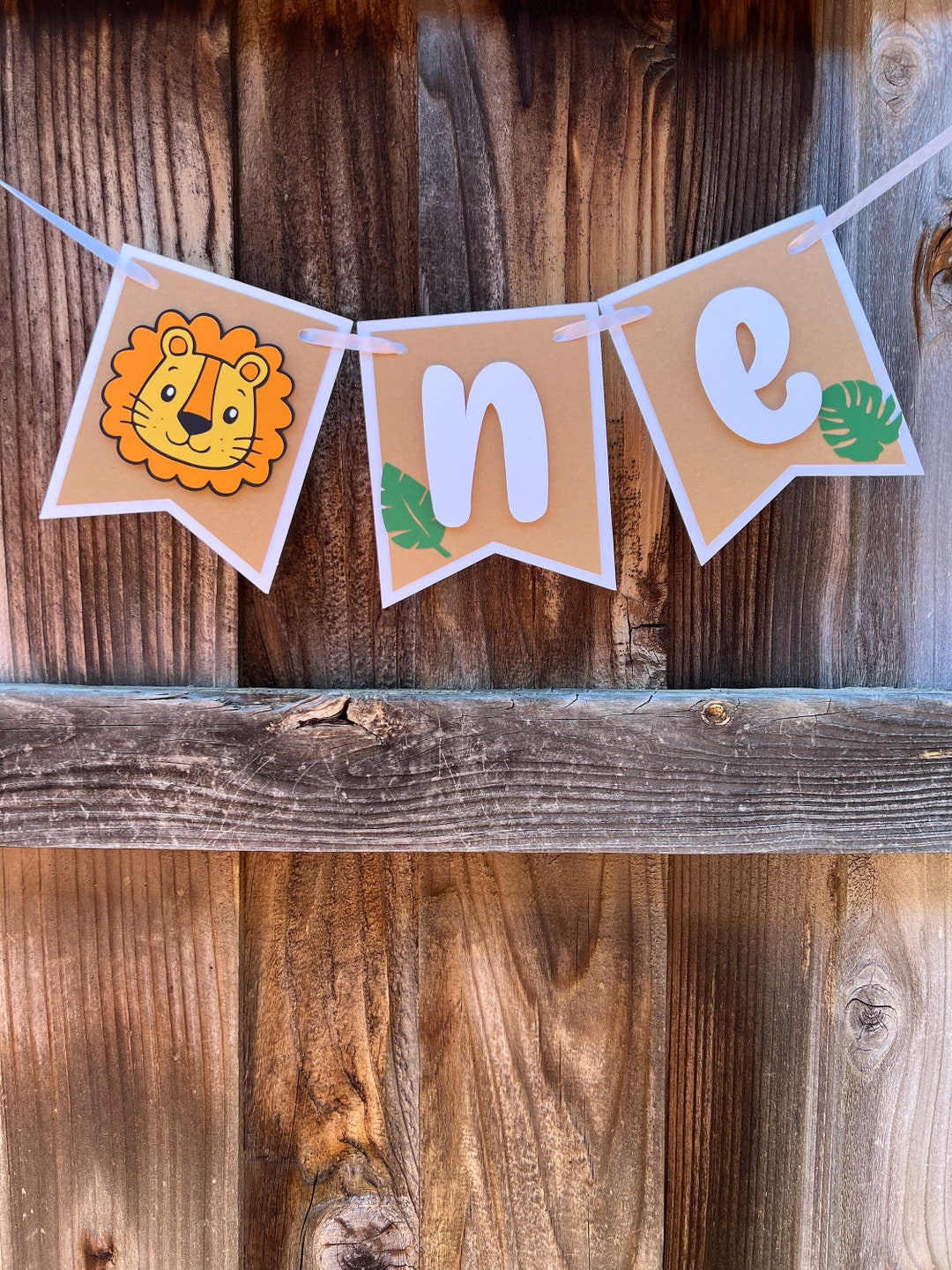 Lion High Chair Banner, Lion First Birthday, Lion ONE Banner, Lion ...