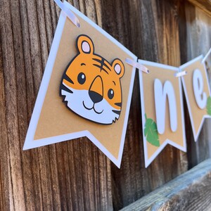 Tiger High Chair Banner, Tiger ONE Banner, Tiger First Birthday, Tiger ...