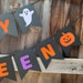 Happy Halloween Banner Halloween Banner Spooky Halloween - Etsy