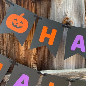 Happy Halloween Banner, Halloween Banner, Spooky Halloween Banner ...