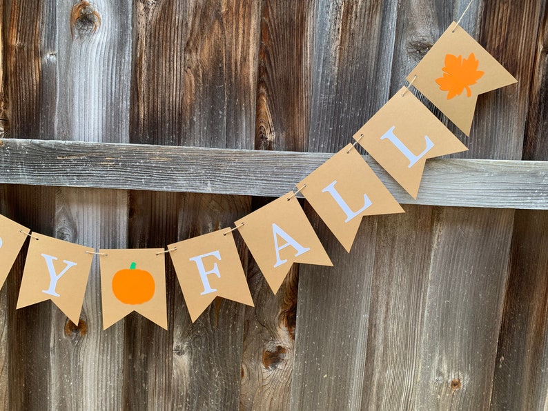 Happy Fall Banner Fall Banner Autumn Banner Fall Home | Etsy