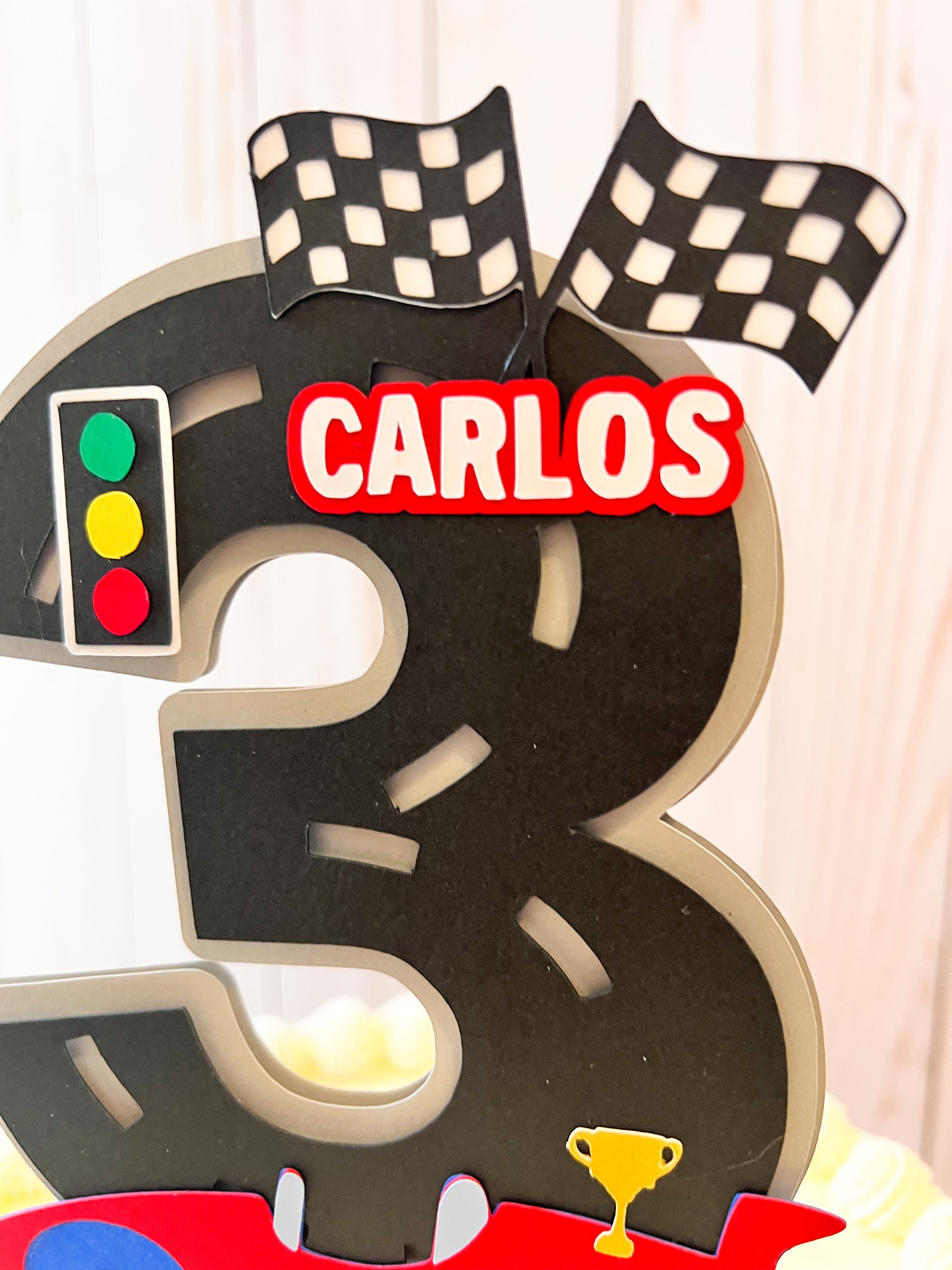 Race Car Cake Topper Cars Cake Topper Race Car Birthday - Etsy