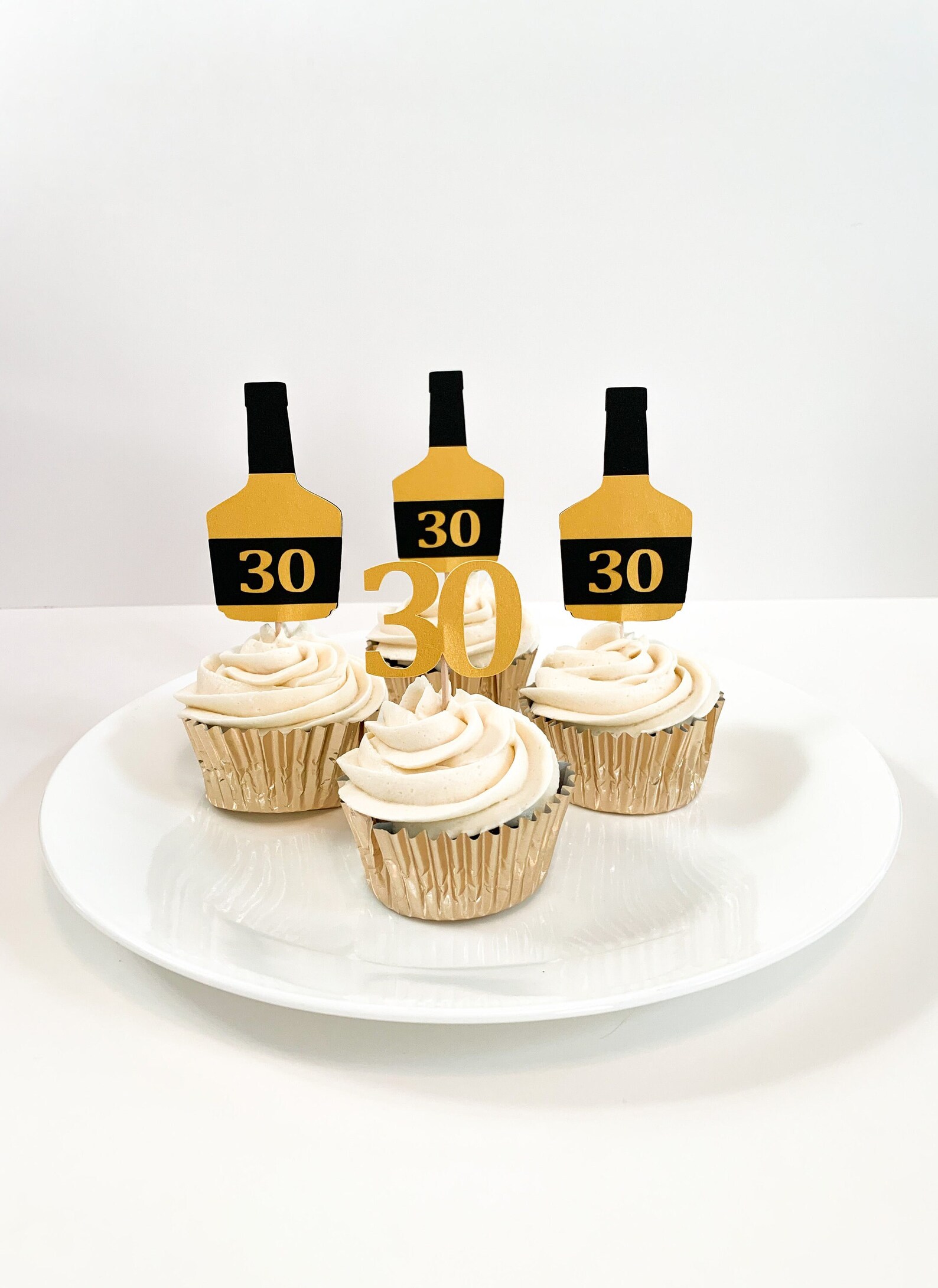 Whiskey Cupcake Topper Aged To Perfection Cupcake Topper Etsy