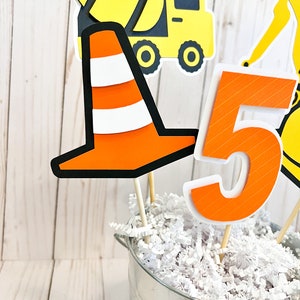 Construction Centerpiece, Construction Table Decor, Construction Party ...