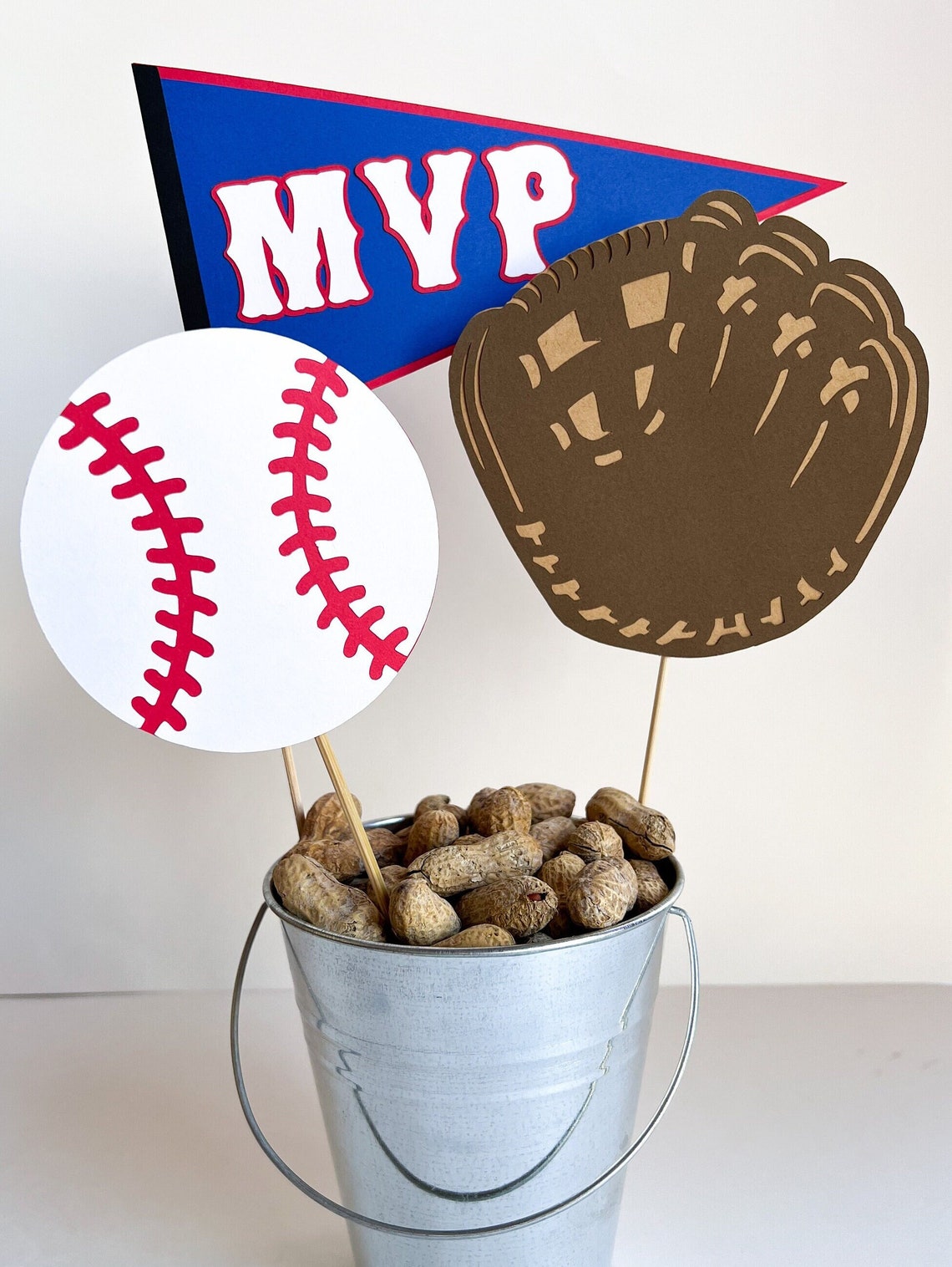 Baseball Centerpiece Baseball Party Decor Baseball Party - Etsy