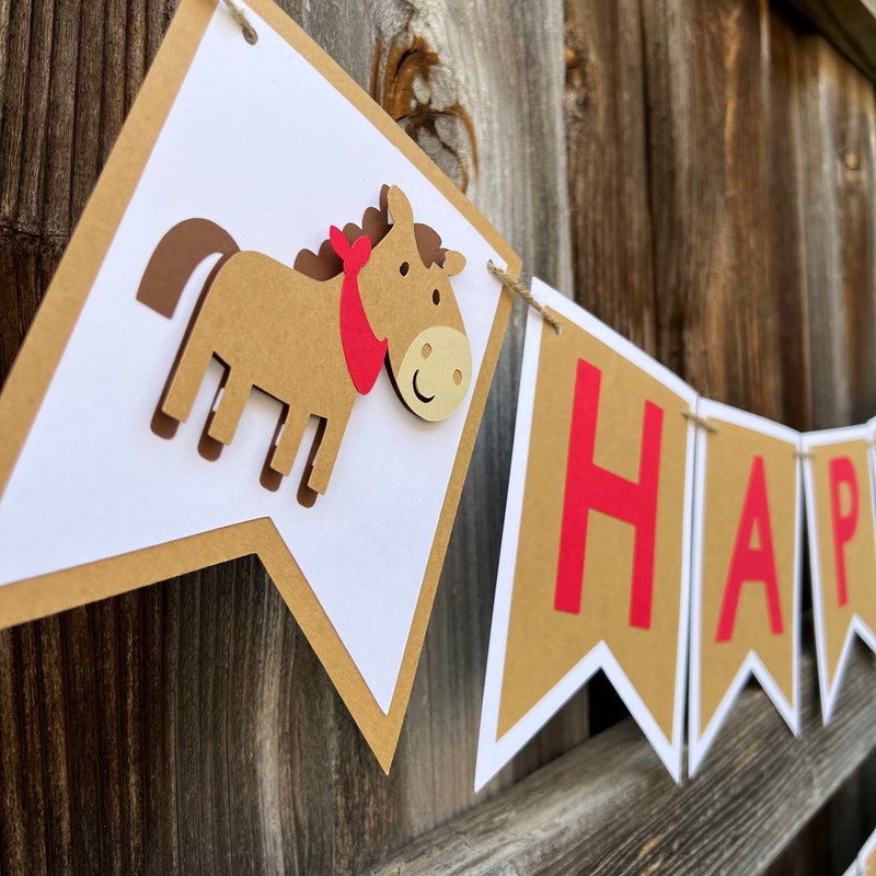 Farm Birthday Banner - Etsy