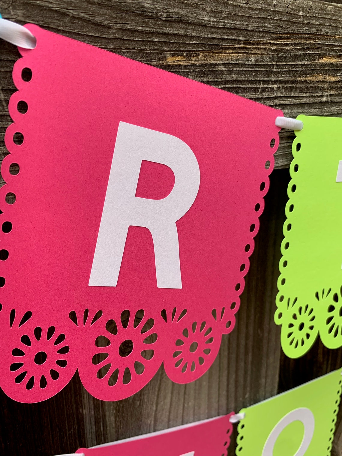 Fiesta Birthday Banner Colorful Fiesta Banner Papel Picado - Etsy