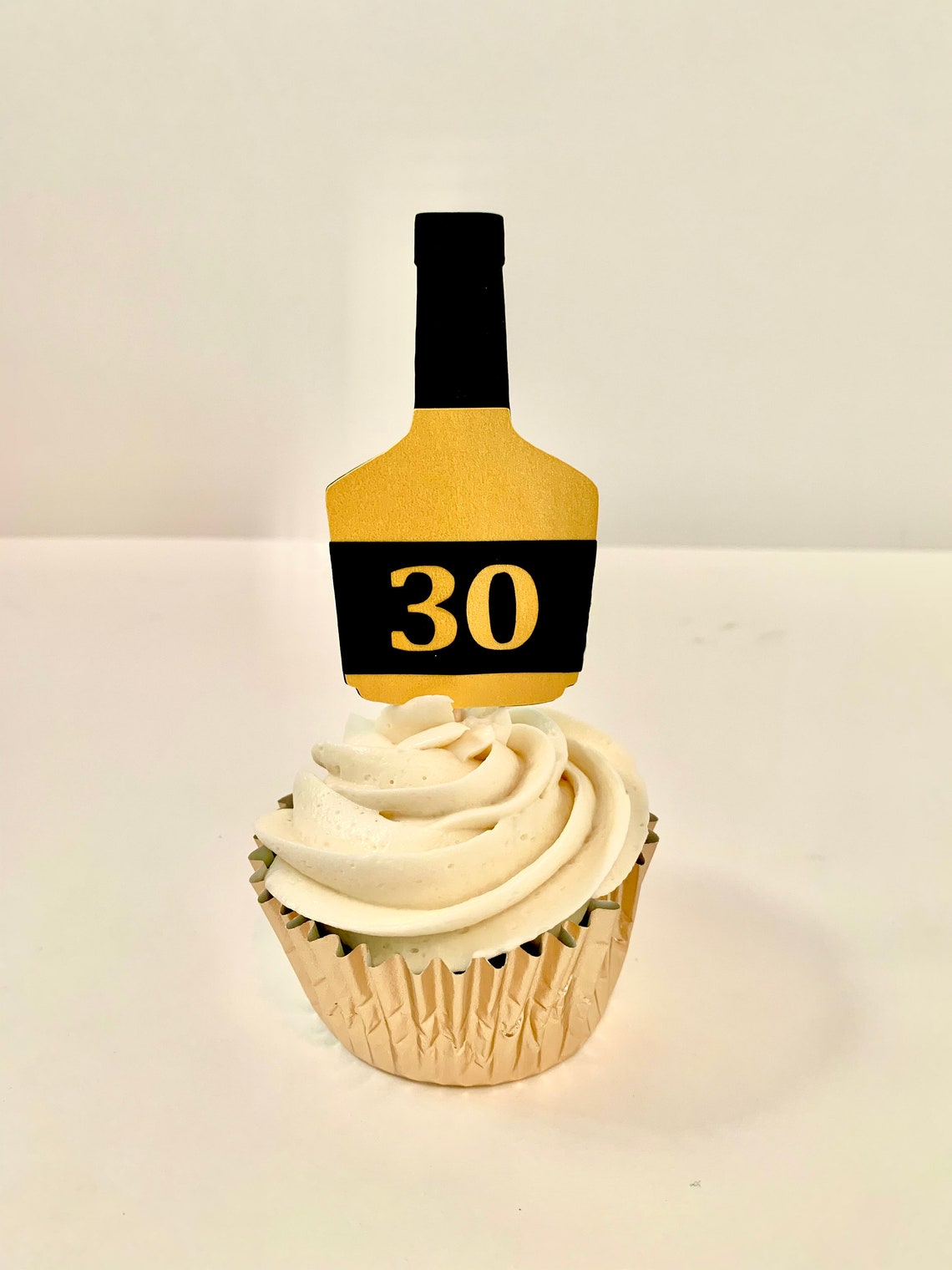 Whiskey Cupcake Topper Aged To Perfection Cupcake Topper Etsy