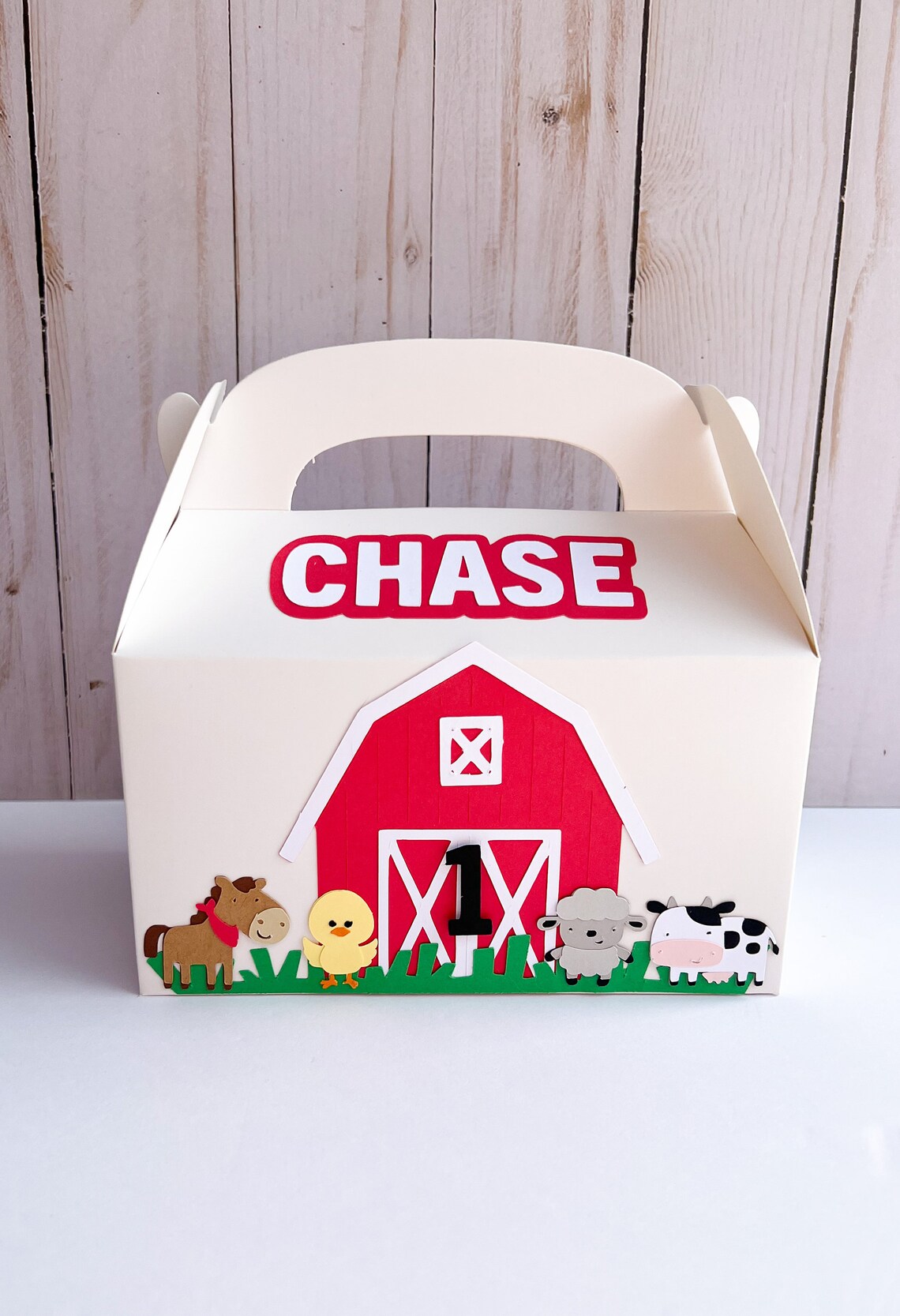Farm Party Favor Farm Gable Boxes Farm Party Favor Boxes - Etsy