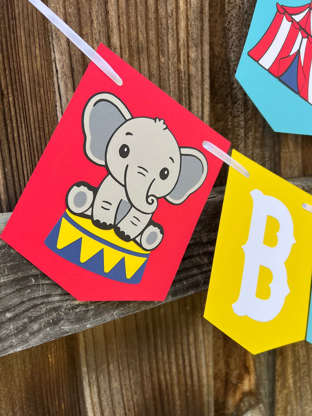 Circus Banner, Circus Birthday Banner, Circus Animal Birthday, Circus ...