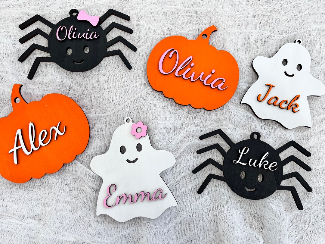 Halloween Tags, Halloween Basket Tag, Boo Basket Tag, Personalized ...