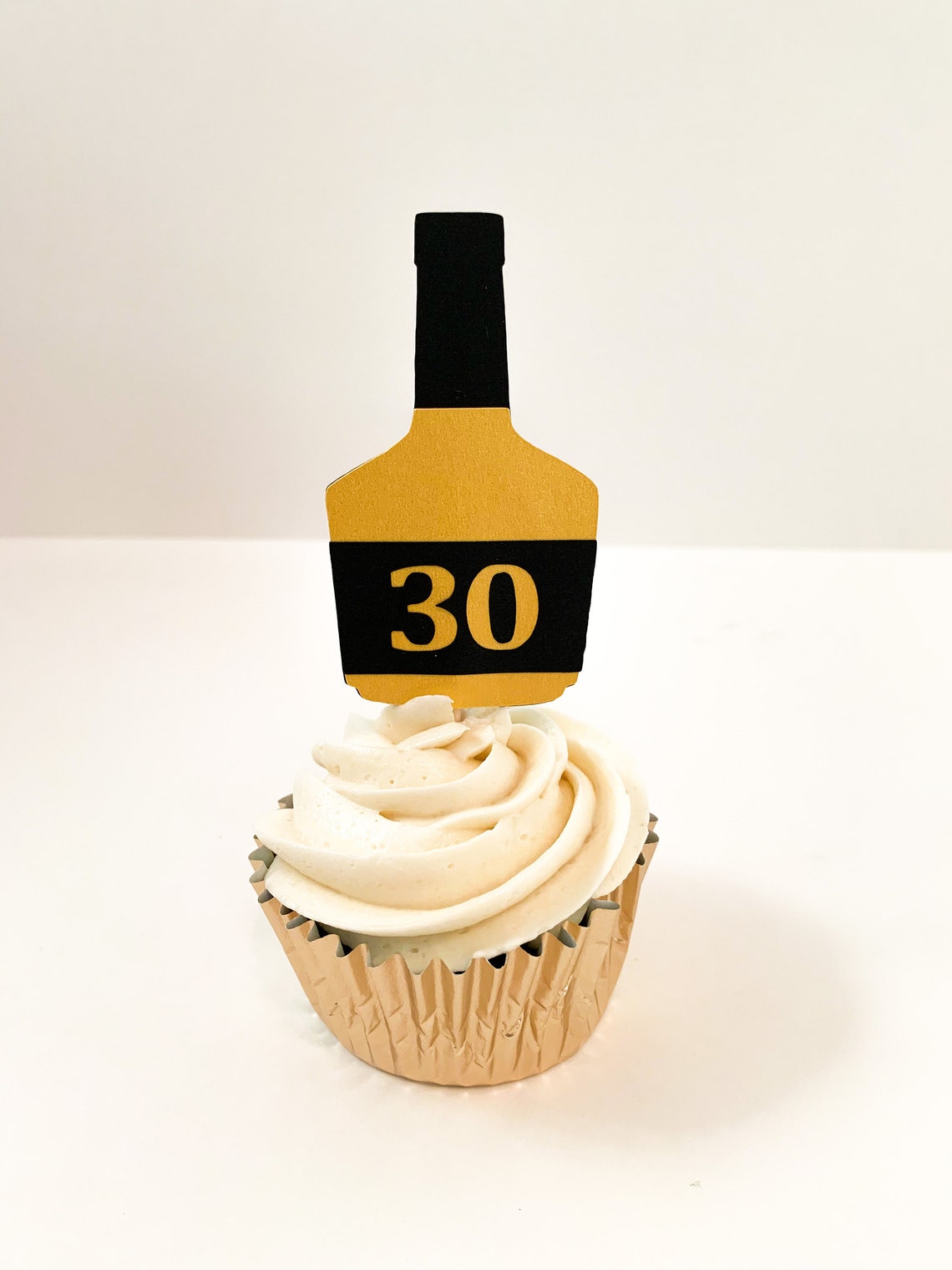 Whiskey Cupcake Topper Aged to Perfection Cupcake Topper - Etsy