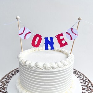 Baseball Cake Topper, First Birthday Baseball Cake Topper, One Baseball ...