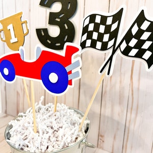 Race Car Centerpiece, Race Car Table Decor, Car Centerpiece, Race Car ...