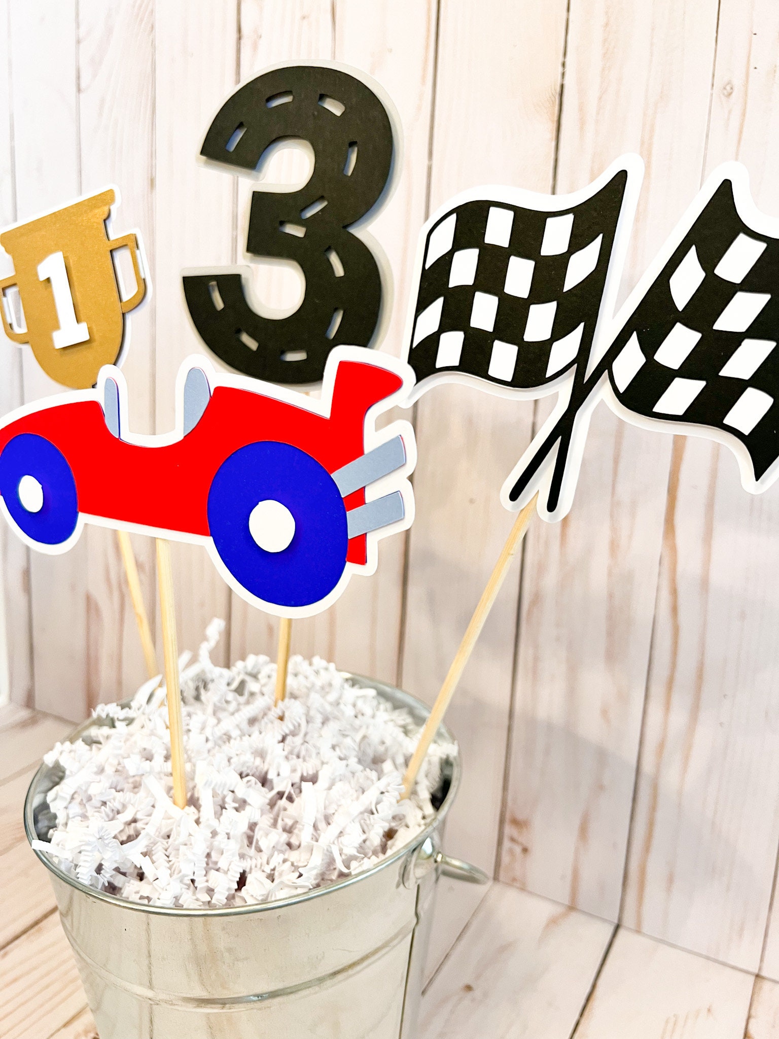 Race Car Centerpiece, Race Car Table Decor, Car Centerpiece, Race Car ...