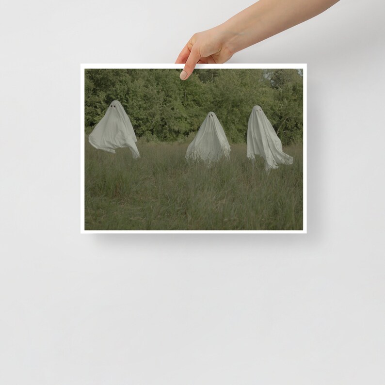 Three Ghost Poster - Etsy