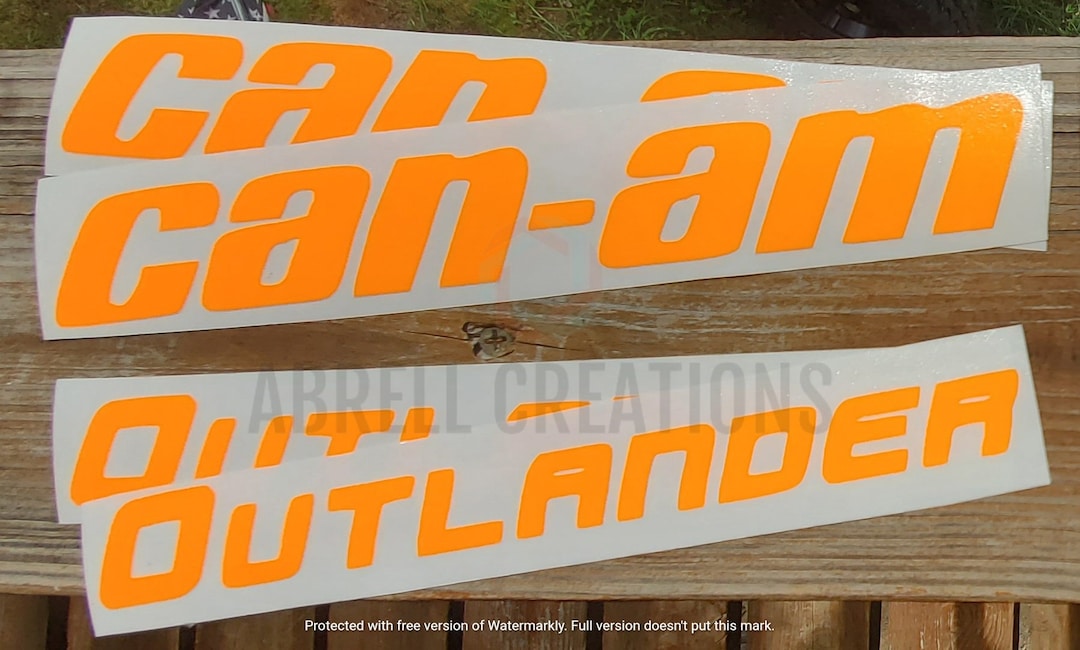 Can-am & Outlander Logos - Etsy