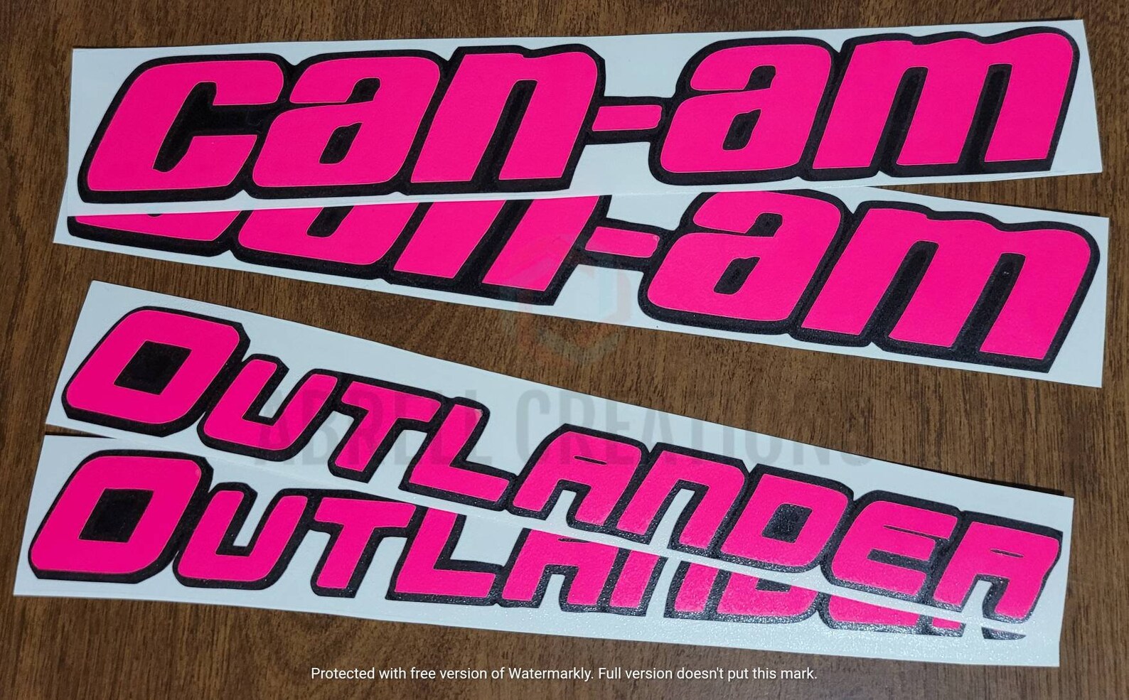 Can-am & Outlander Logos WITH Background - Etsy