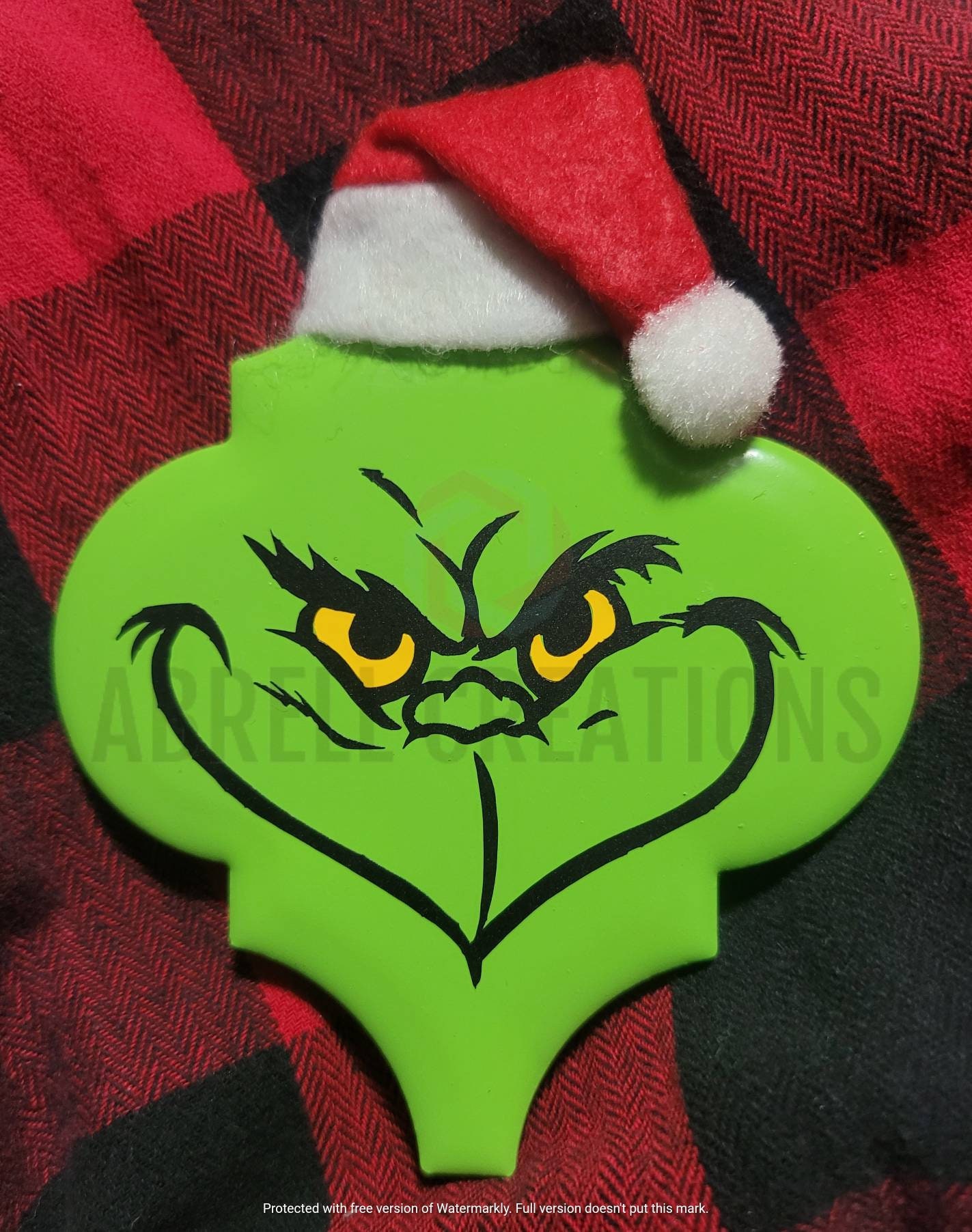 Grinch Ornament - Etsy