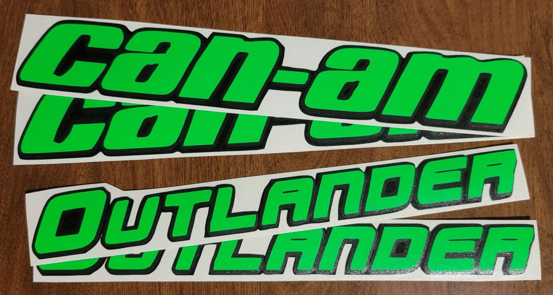 Can-am & Outlander Logos WITH Background - Etsy
