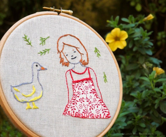 Duck Friends Hand Embroidery PDF Pattern / Animal Hand - Etsy