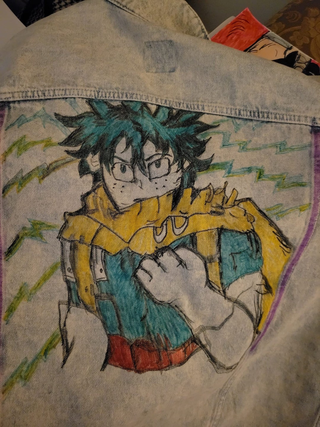 MHA Jean Jacket - Etsy