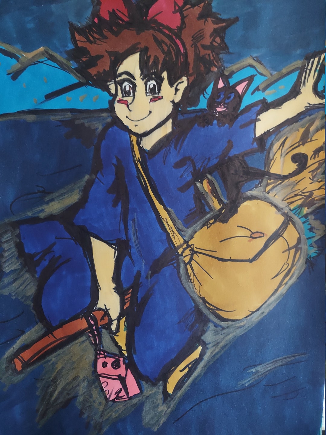 Kiki's Delivery Service Art Print - Etsy