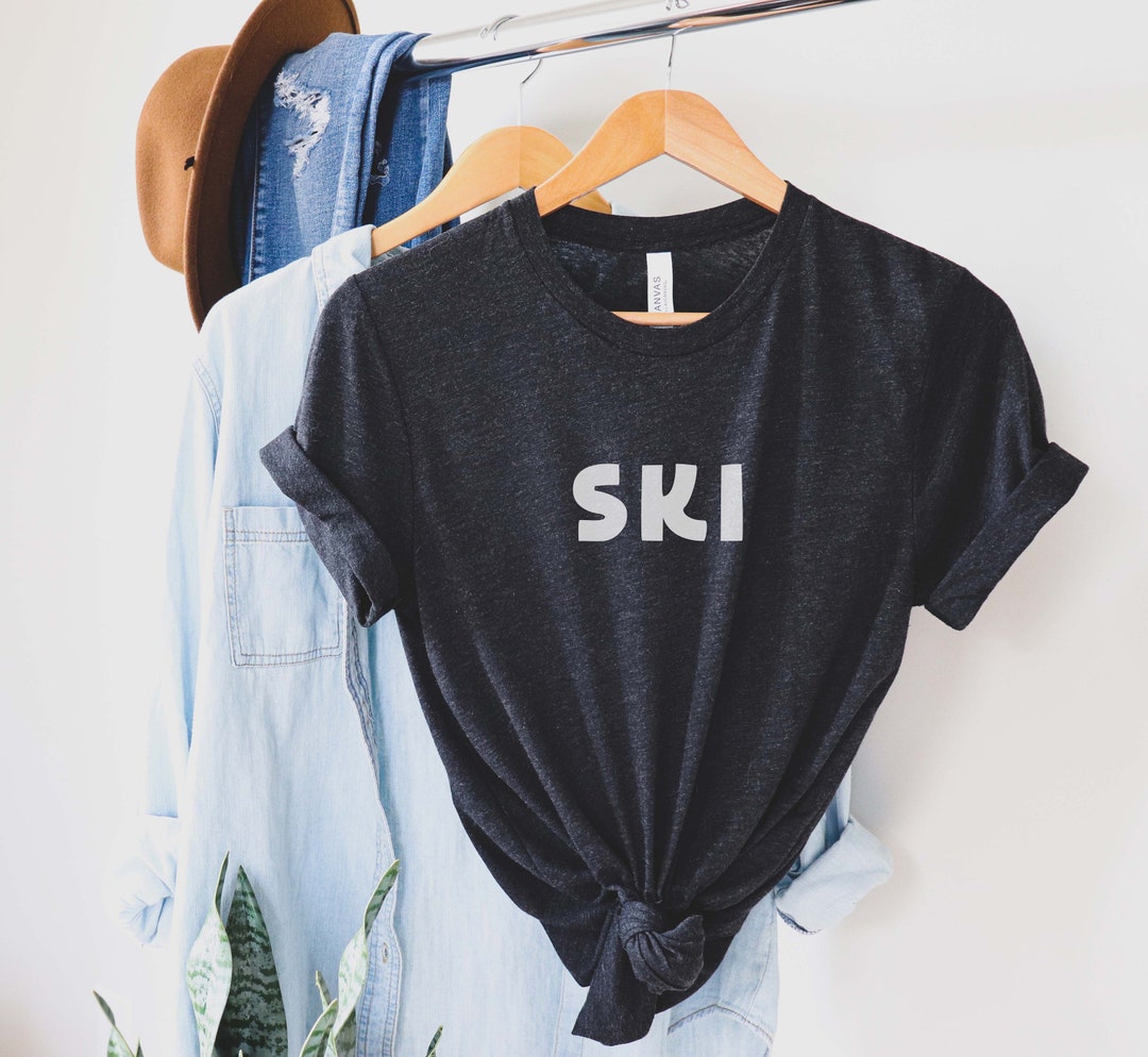 Ski Tee | Gifts for Skiers | Ski Shirt | Ski Tshirt | Skier Gift ...