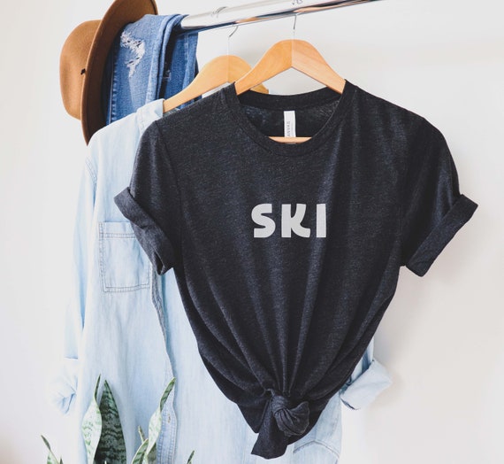 Ski Tee Gifts for Skiers Ski Shirt Ski Tshirt Skier | Etsy