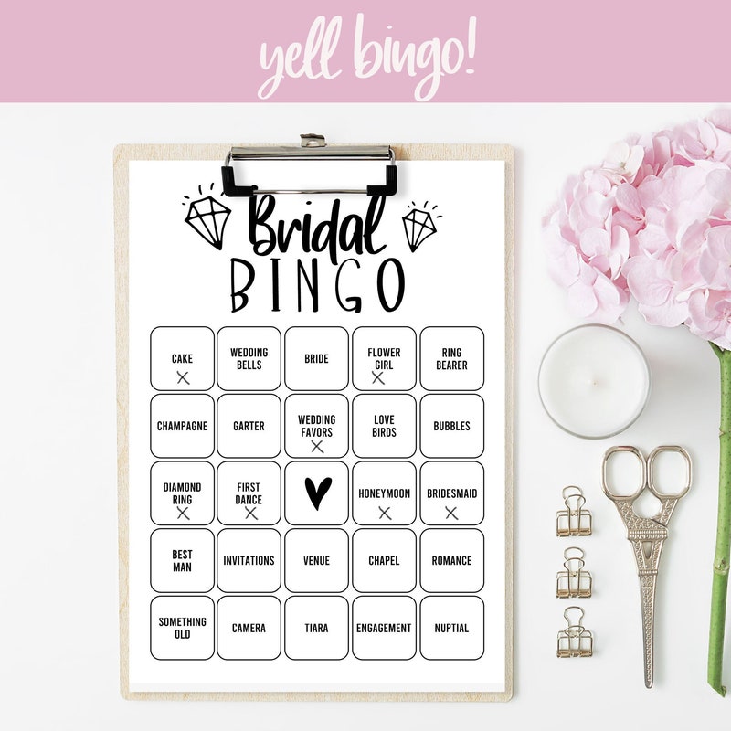 Bridal Bingo - Etsy