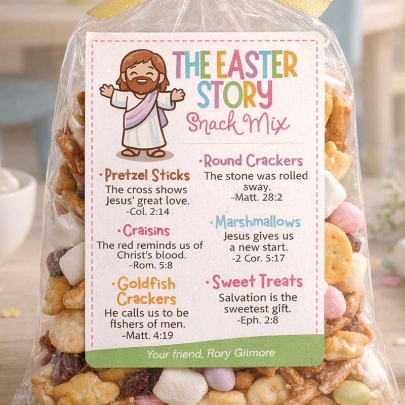 Easter Scripture Snack - Etsy