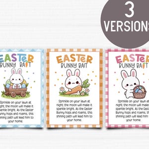 Printable Easter Bunny Bait Tags – Set of 3 Cute Designs | Instant ...