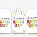 Printable Birthday Tag. Instant Download. Not Editable. Three Different ...