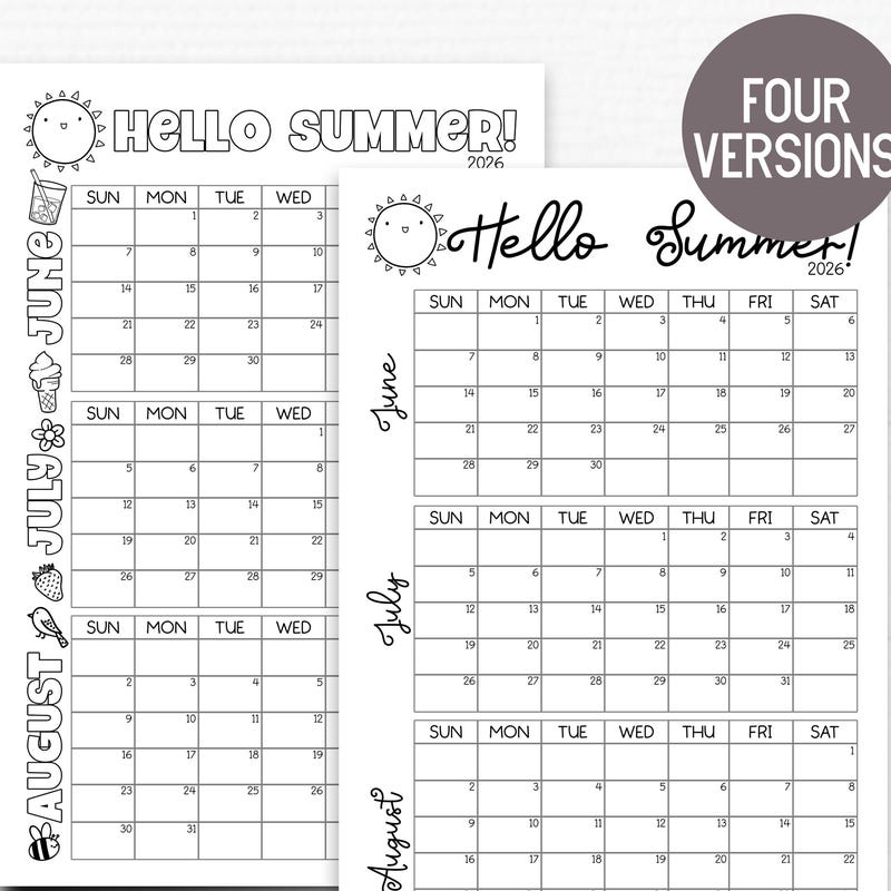Summer Posters Pdf - Etsy