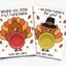 Play Doh Printable Cards. Thanksgiving Turkey. No Candy - Etsy