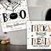 Printable Halloween Favor Tags. Just Treats, Not Tricks. A Treat for ...