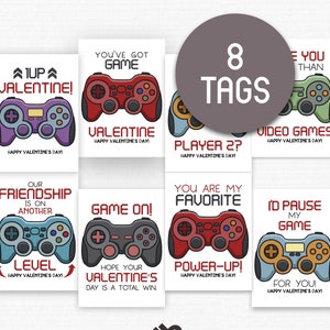 Gamer Valentine Cards Bundle | Printable Digital Download for Boys ...