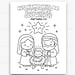 Christmas Coloring Page Immanuel God With Us | Matthew 1:23 Bible Verse ...